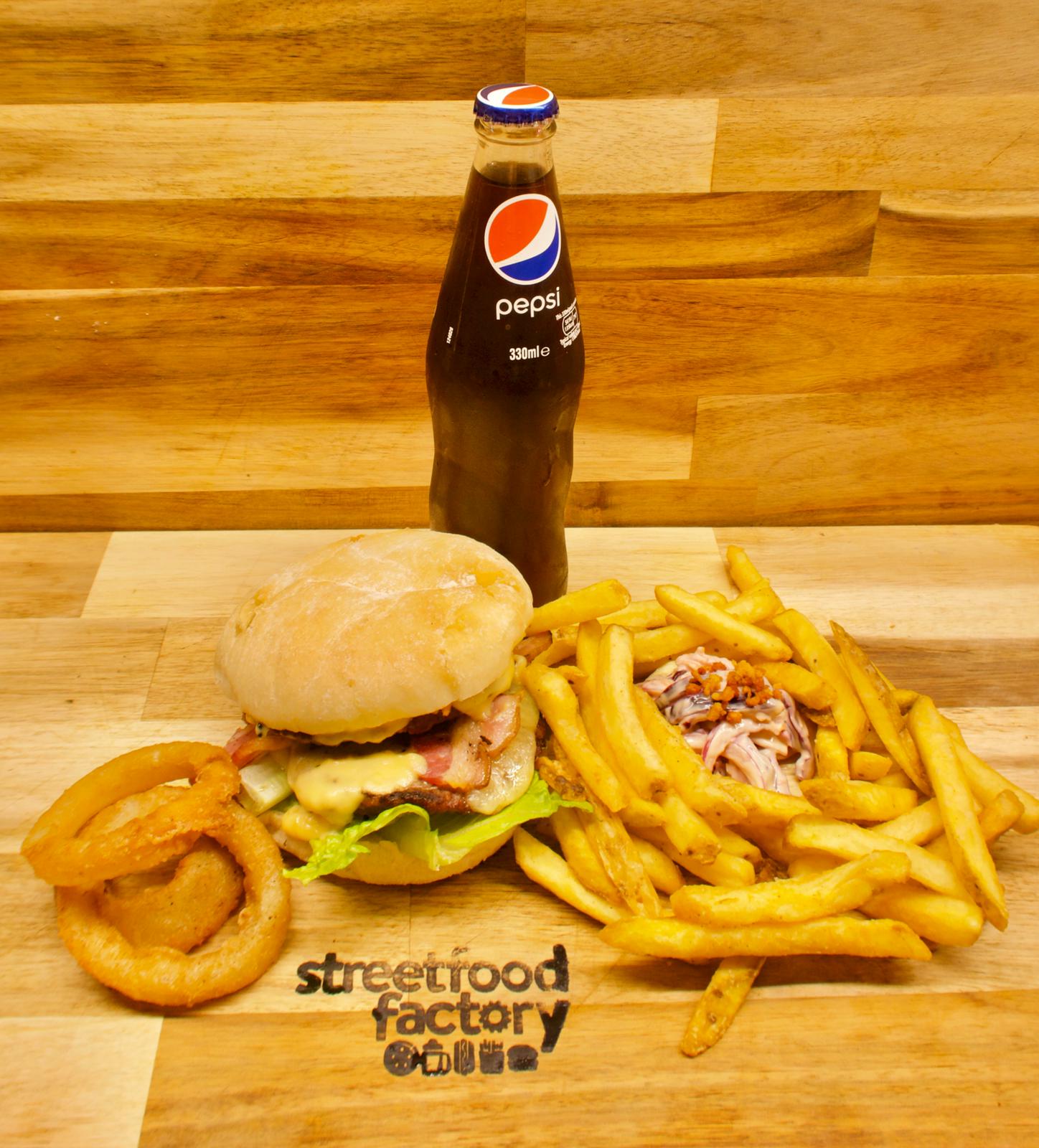 Daytime Burger Meal Special | Street Food Factory